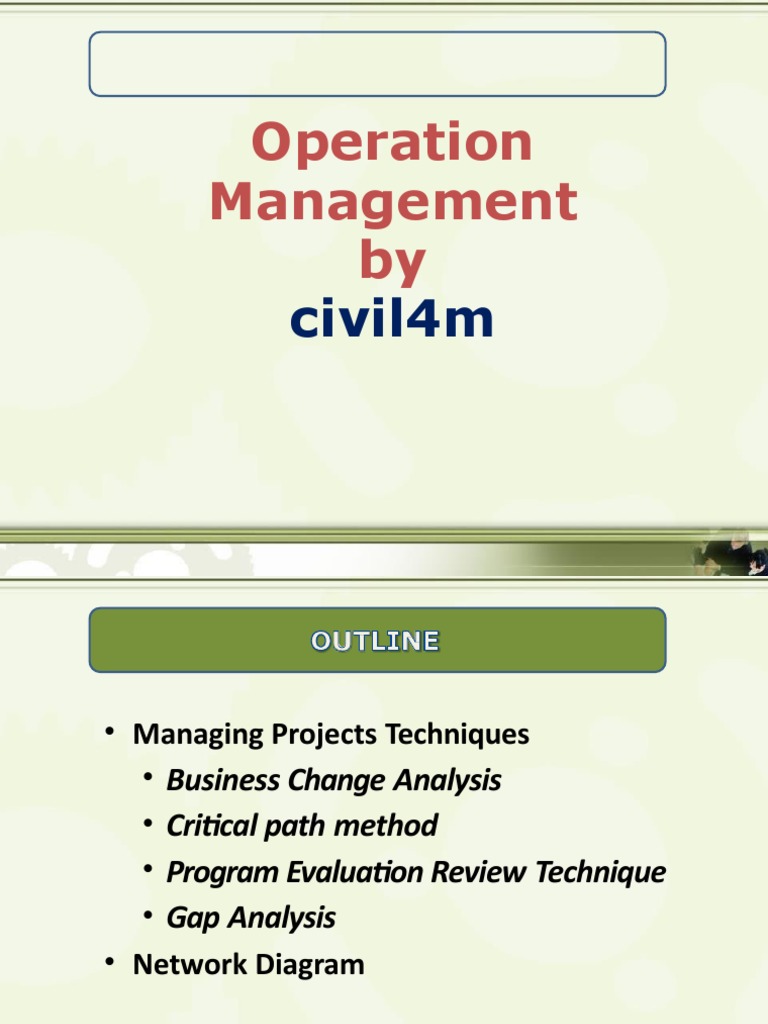 Administración de Operaciones | PDF | Projects | Systems Science