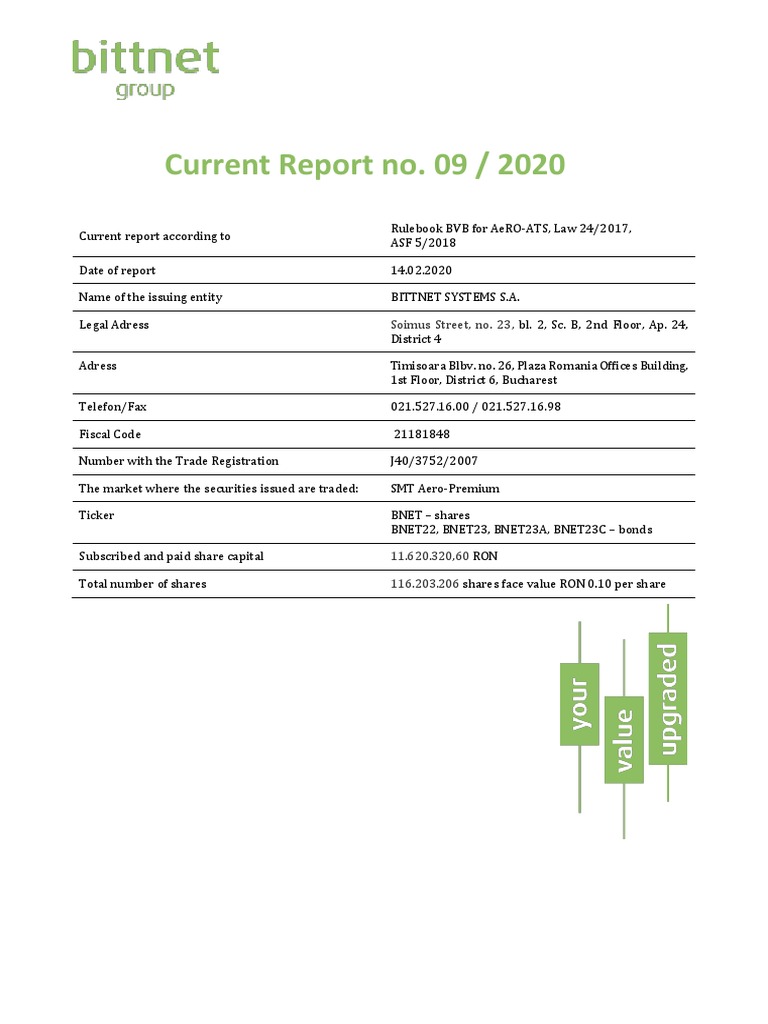 6780 - BNET - 20200214180358 - CR09 Current Report - Engl 2020 | PDF