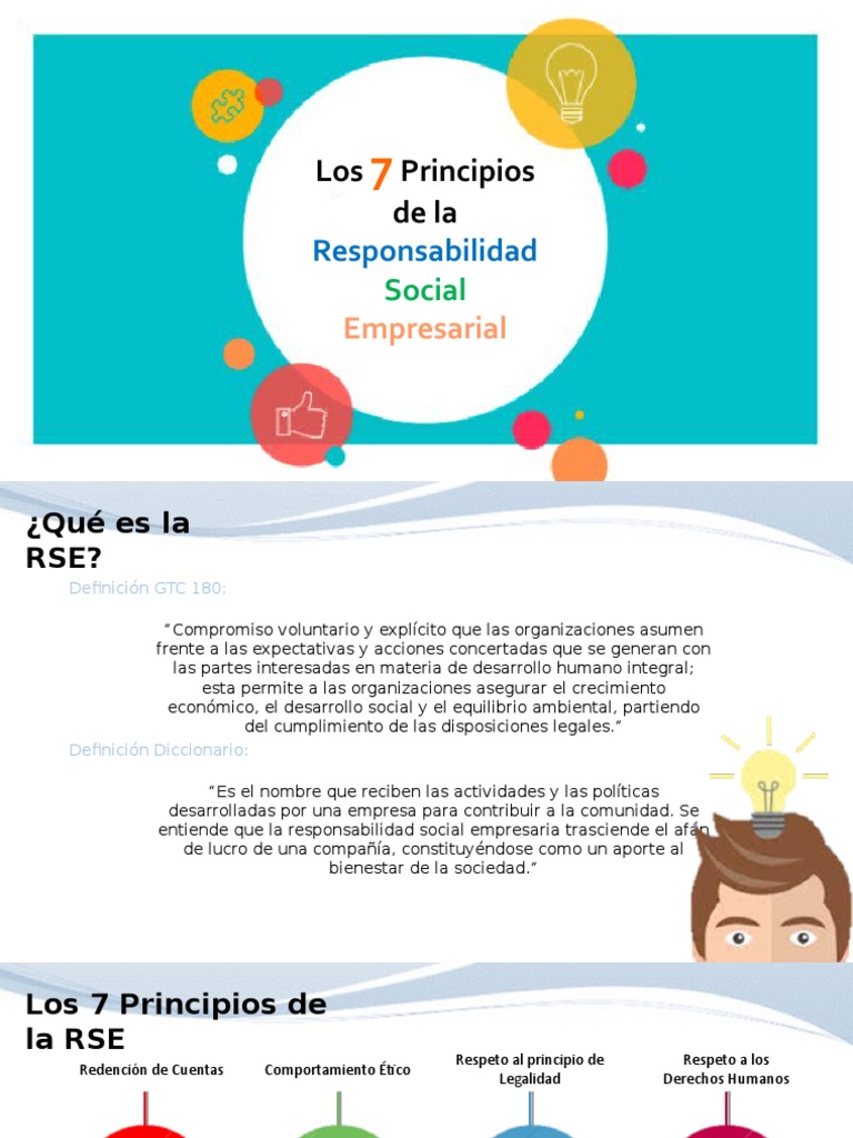 7 Principios de La Rse | PDF | Responsabilidad social corporativa ...