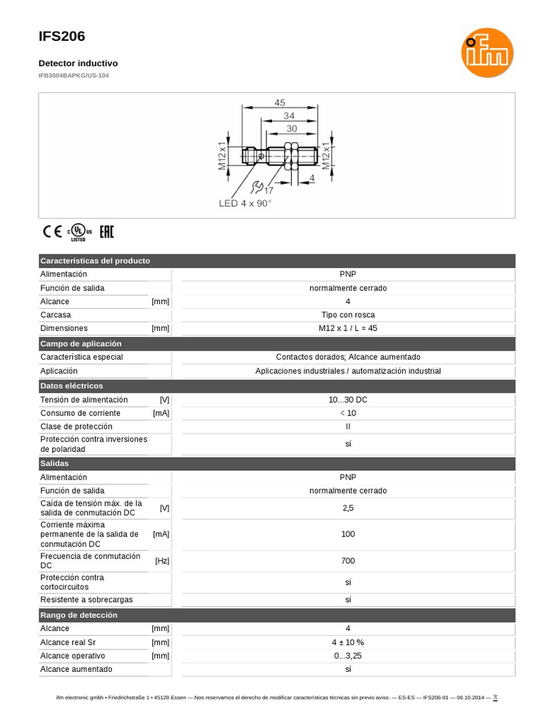 Ifs206 01 - Es Es | PDF | Ingenieria Eléctrica | Materiales