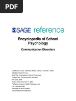 Speech and Language Severity Scales | PDF | Speech | Communication