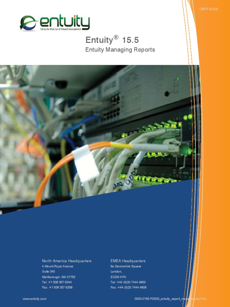 Entuity Report Managing | Download Free PDF | Virtualization | File Format