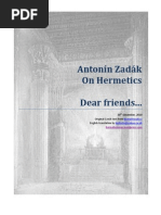 Franz Bardon's Initiation Into Hermetics Cheat-Sheet | PDF | Hermeticism | Cultural Anthropology