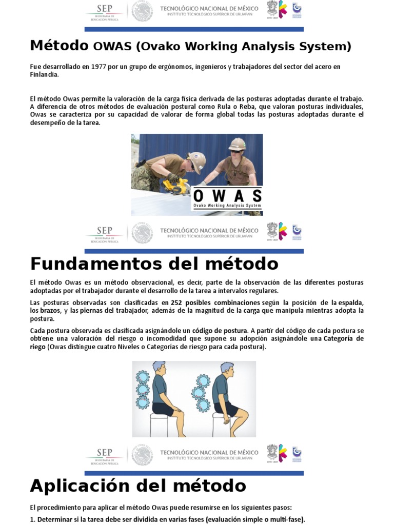 OWAS | PDF | Muestreo (Estadísticas) | Science