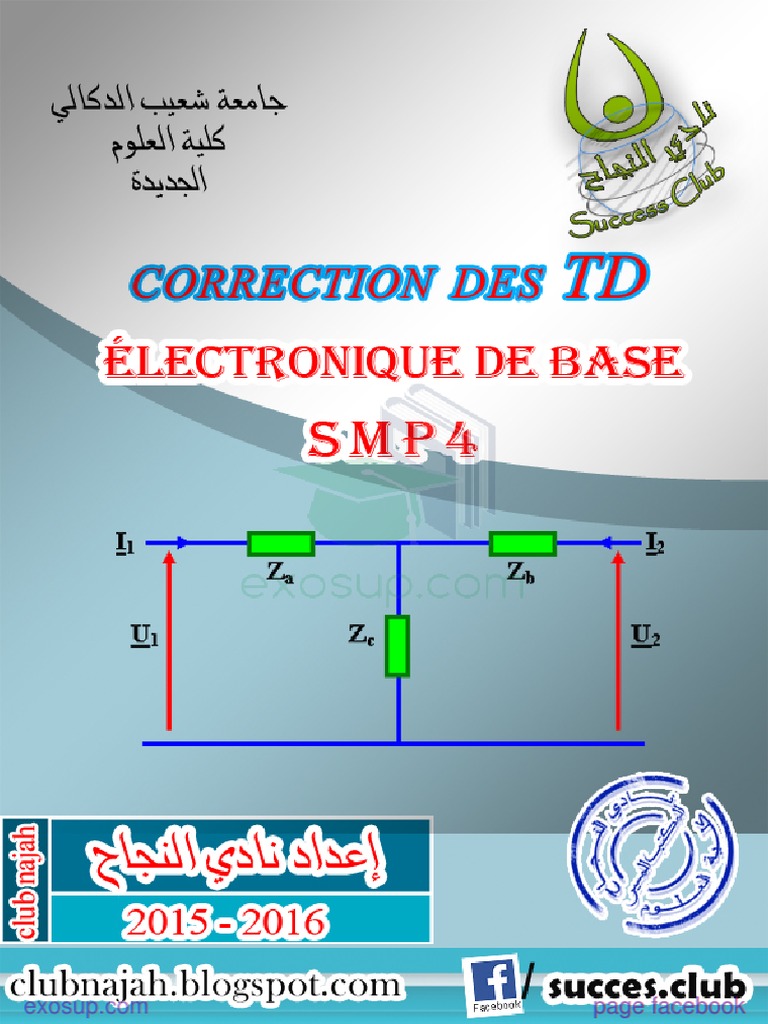 Poly 1 TD Électronique s4 PDF | PDF | Language Arts & Discipline | Wellness