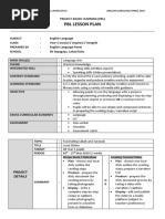 PPP Lesson Plan | PDF | Learning | Lesson Plan