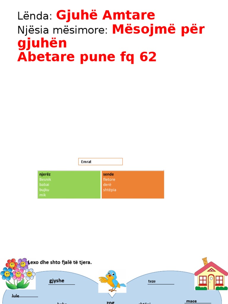Abetare 1 | PDF