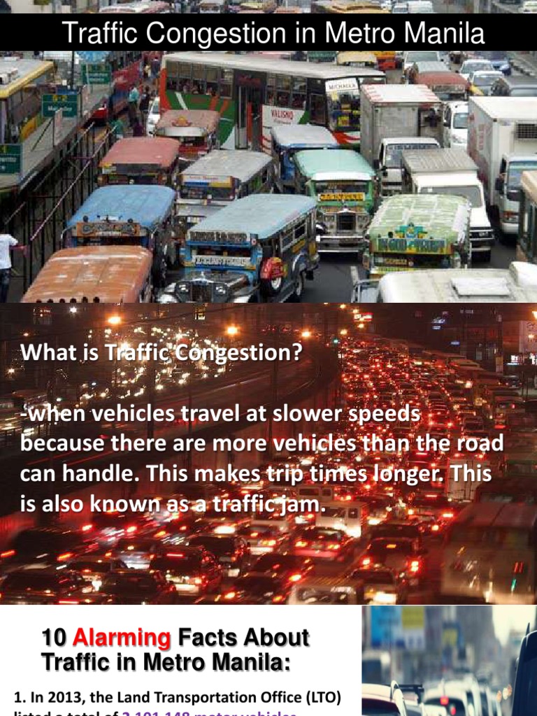 Traffic Congestion in Metro Manila | PDF | Metro Manila | Traffic ...