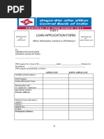 SBI Home Top-Up Loan Application Form | PDF | Loans | Credit