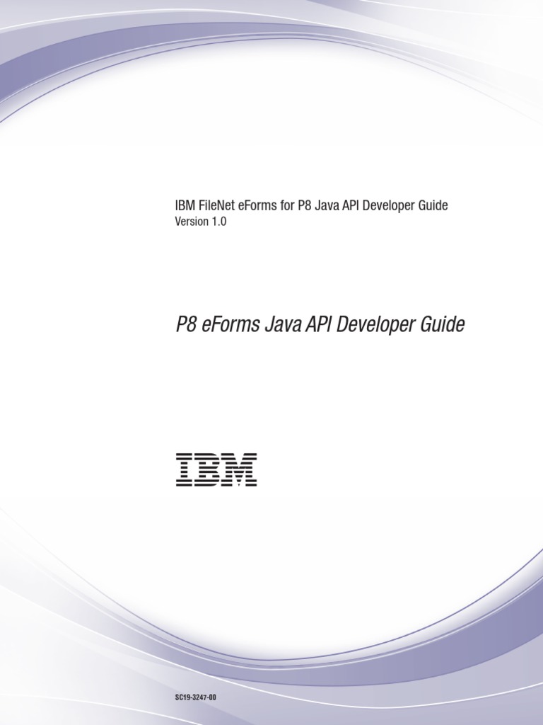 P8 Eforms Java API Developer Guide | PDF | Java Servlet | Java Server Pages