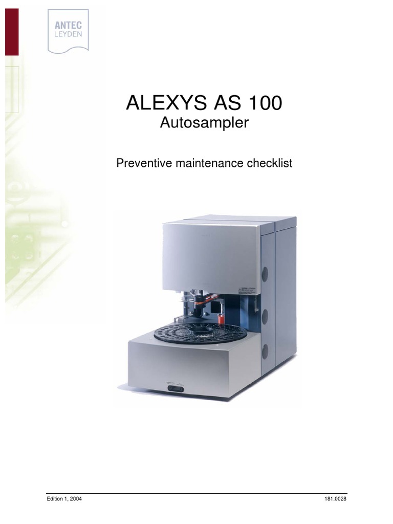 181 - 0028 - 01 - AS 100 Preventive Maintenance Checklist PDF | PDF
