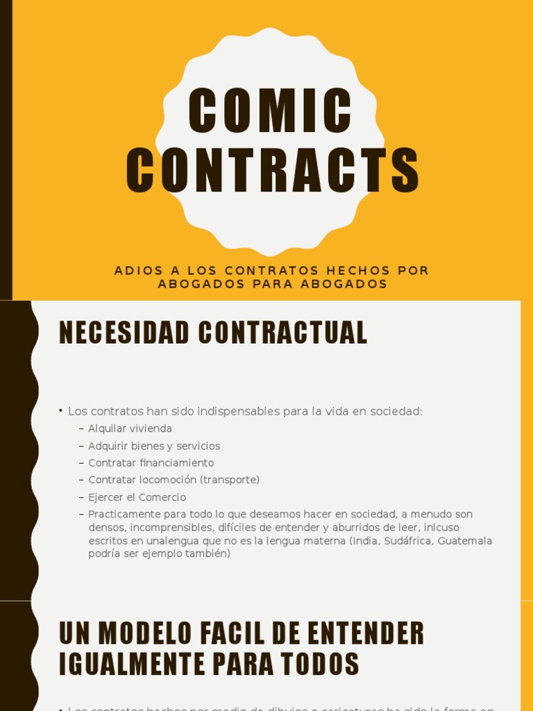 Comic Contracts | PDF | Science | Ciencia y Tecnología