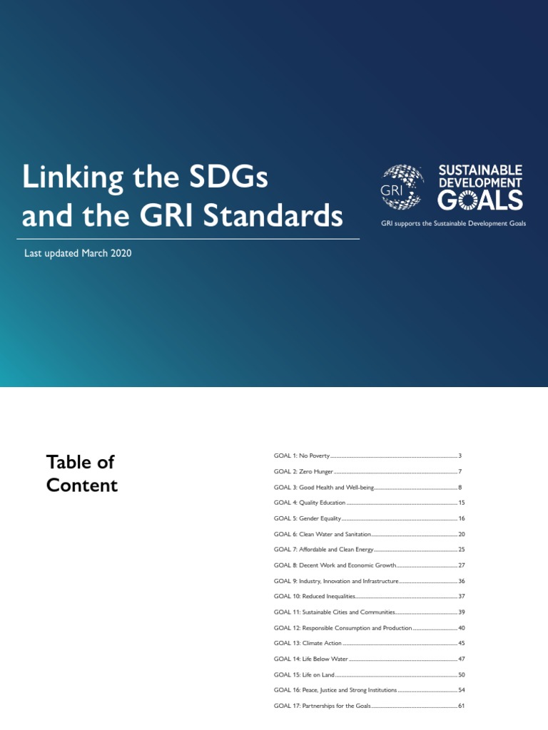 Mapping SDGs GRI Update March | PDF | Parental Leave | Employment