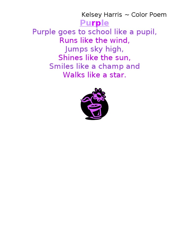 Color Poem | PDF