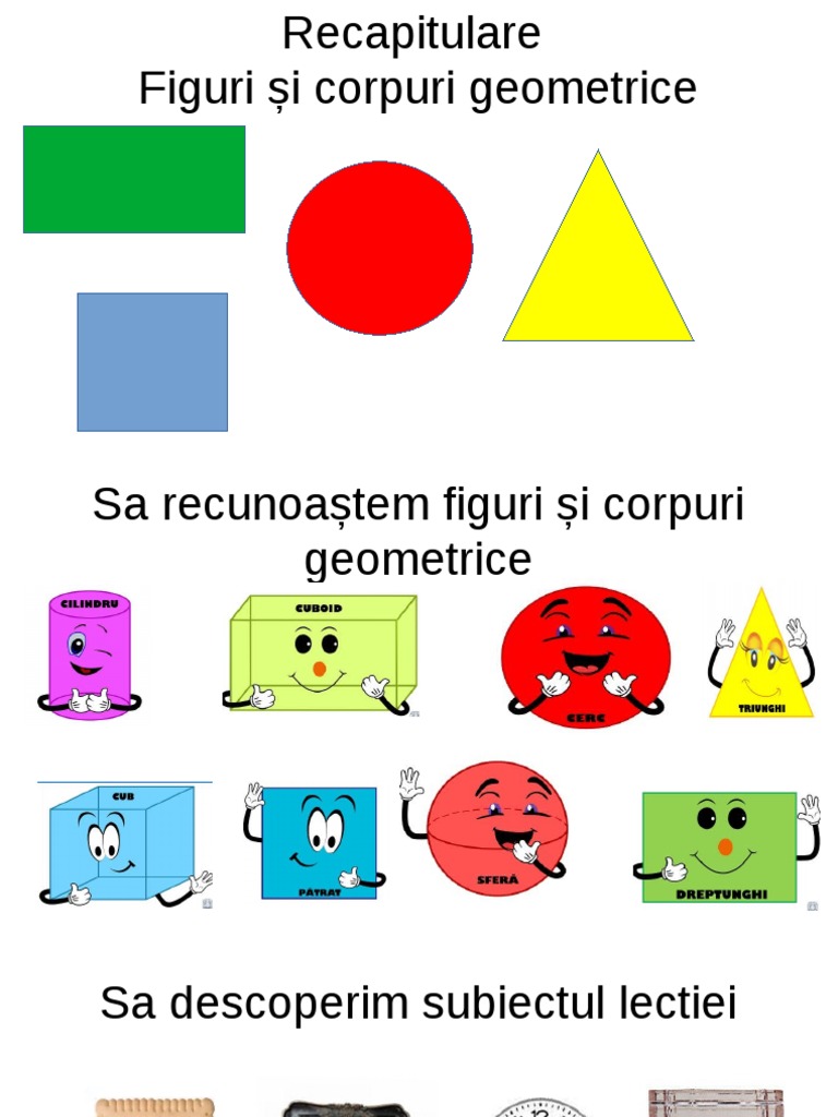 Figuri Si Corpuri Geometrice 1 | PDF