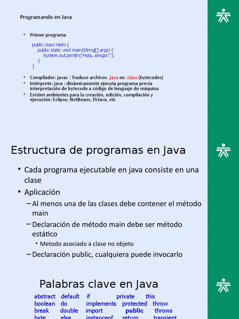 Programando en Java | PDF | Java (lenguaje de programación) | Objeto ...