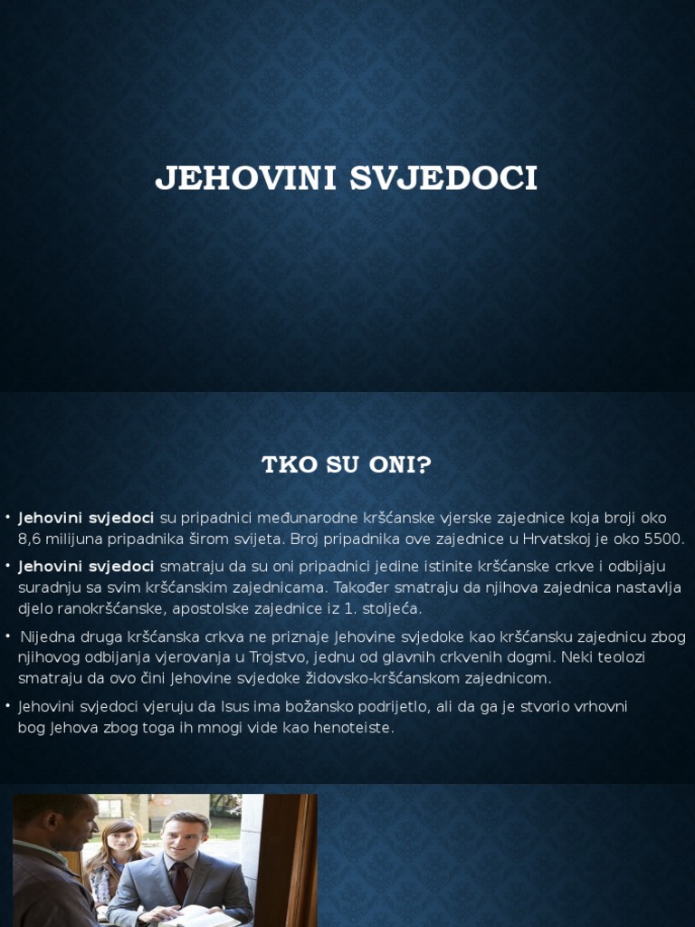 Jehovini Svjedoci | PDF