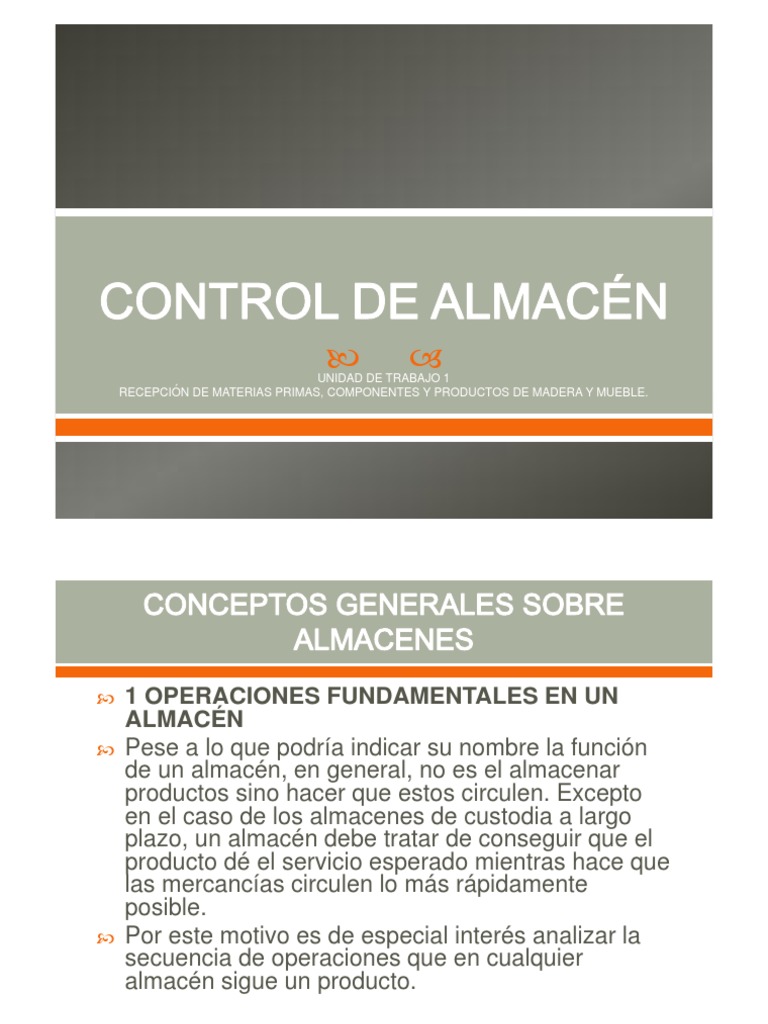Control de Almacén | PDF | Almacén | Logística