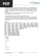 Unit Digit Questions | PDF