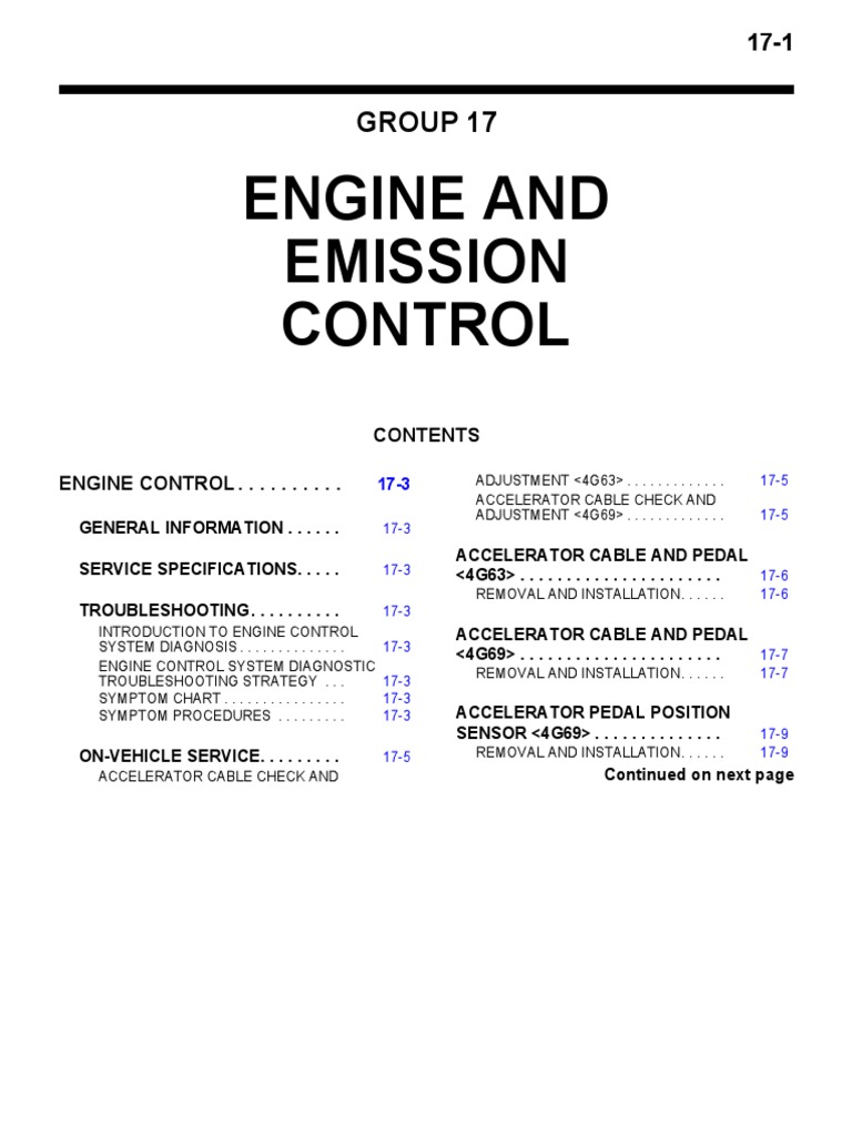 Engine and Emission Control: Group 17 | PDF | Throttle | Internal ...