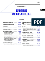 Mitsubishi 4GXX (4G13, 4G92, 4G93, 4D68) Engine Manual PDF | PDF