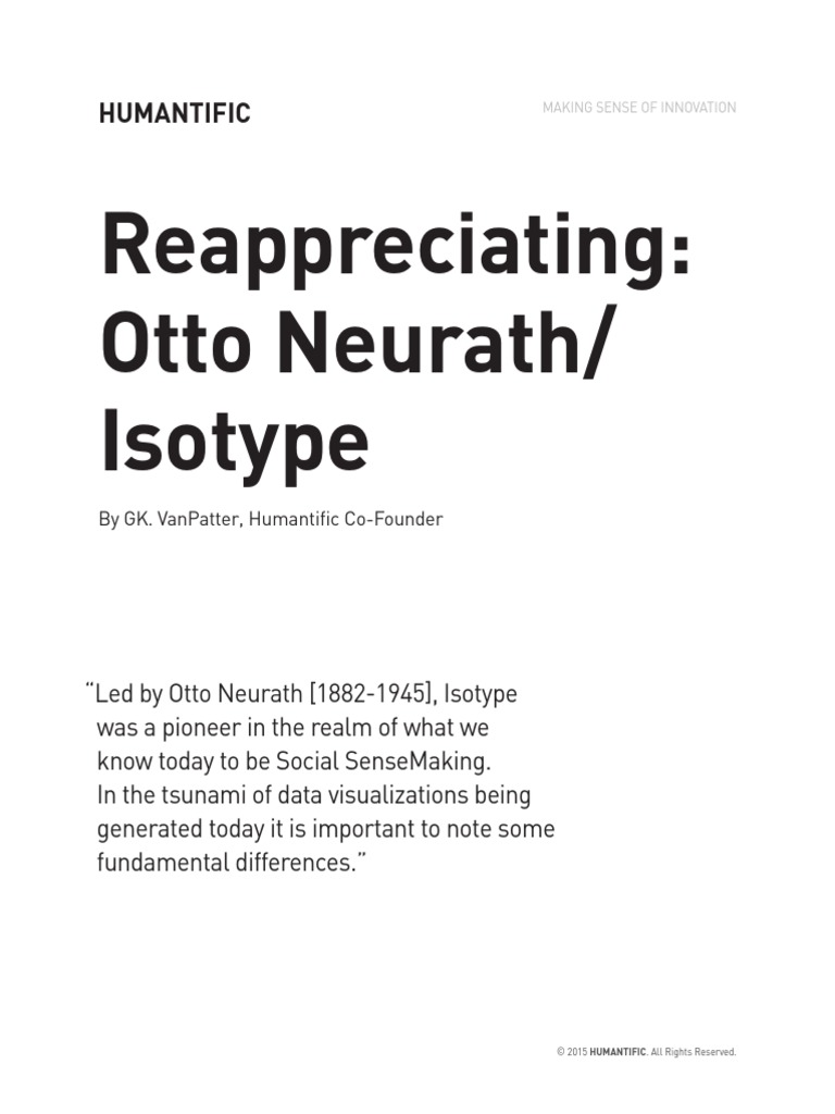 Reappreciating: Otto Neurath/ Isotype: Humantific | PDF | Infographics ...