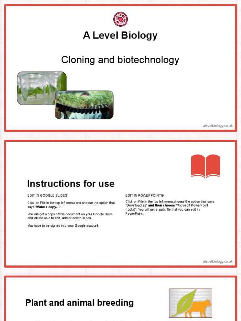 A Level Biology Cloning And Biotechnology Pdf Grafting