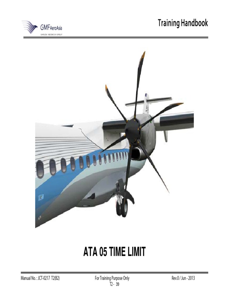 Ata 05 Time Limit: Training Handbook | PDF | Vehicles | Aviation