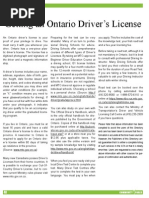 Ontario Motorcycle Handbook M1 M2 | PDF
