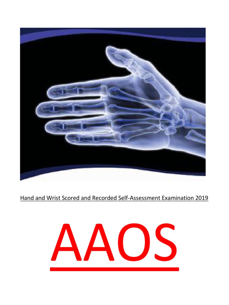 Hand and Wrist AAOS MCQ. 2019 PDF | PDF | Thumb | Hand