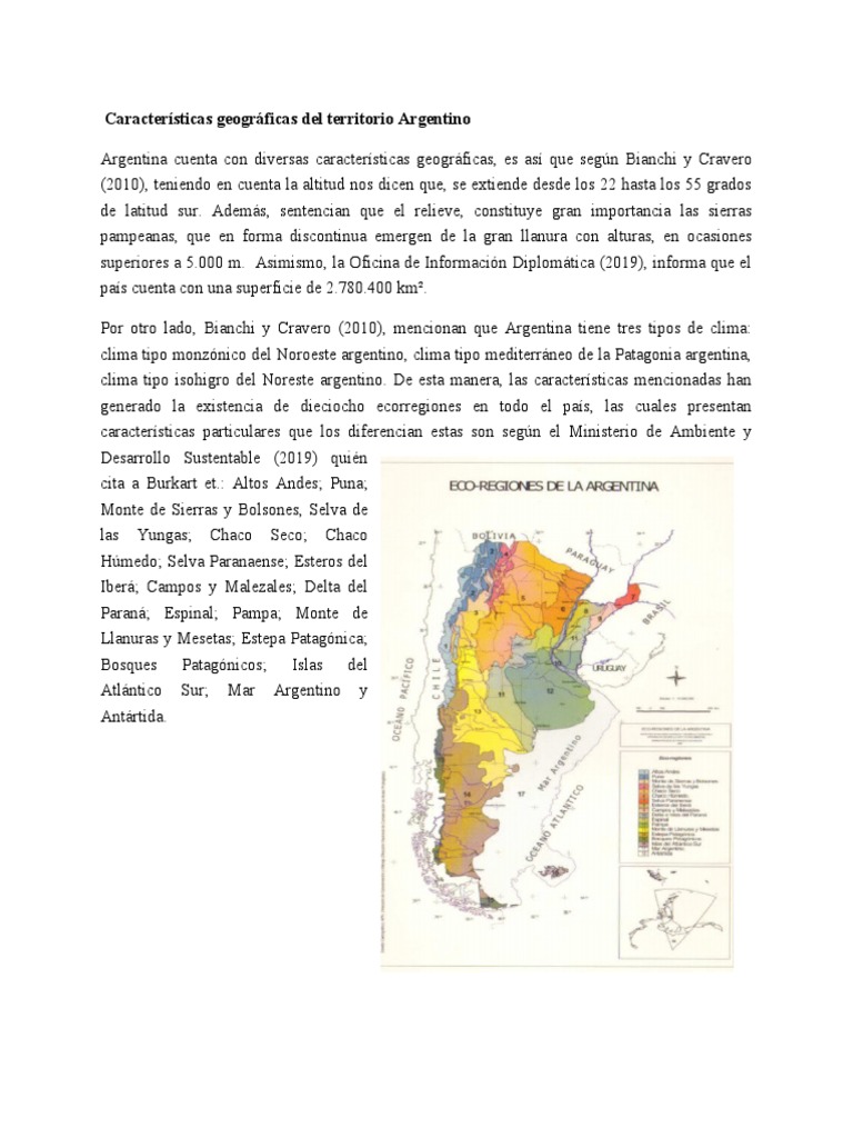 Características Geográficas | PDF