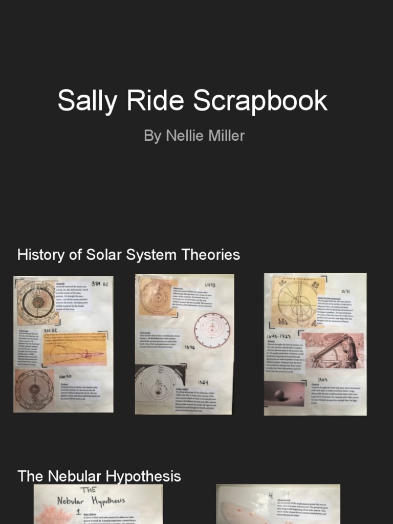 Sally Ride Scrapbook | PDF