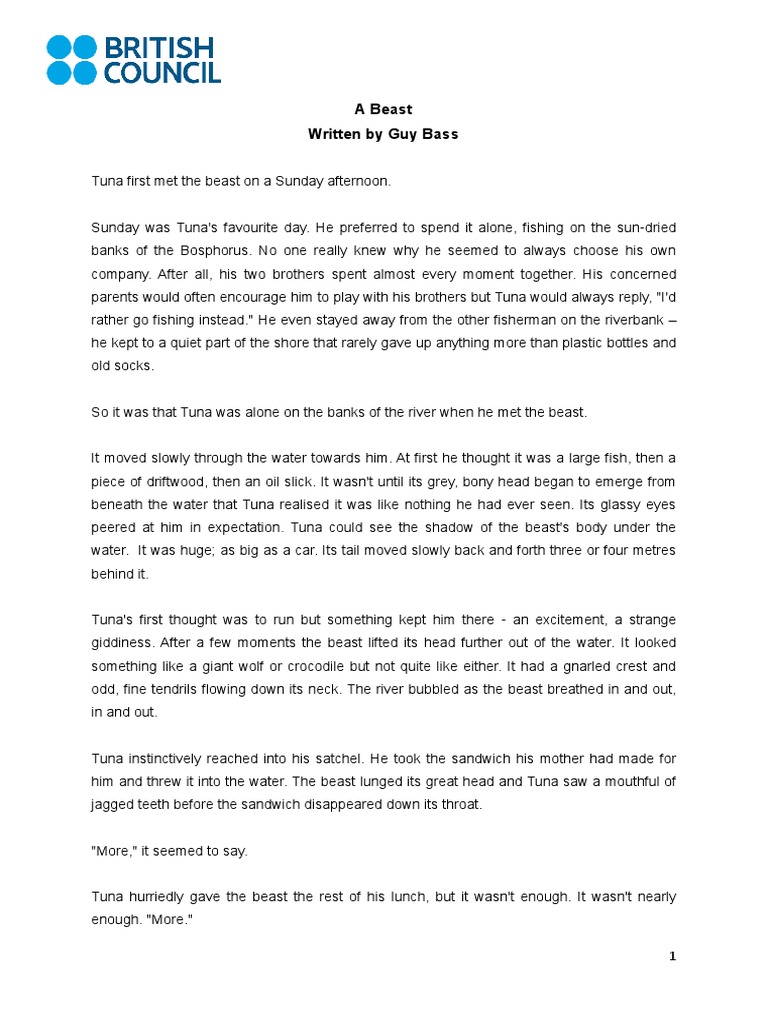 Story - A Beast PDF | PDF