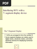 Interfacing of 8051 With 7 Segment Display | PDF | Manufactured Goods ...