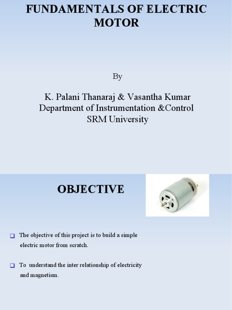 Build a Simple Electric Motor | PDF | Electric Motor | Electrodynamics