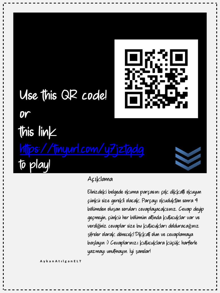 Break The Code Game / Reading Activity | PDF | Foreign Language Studies ...