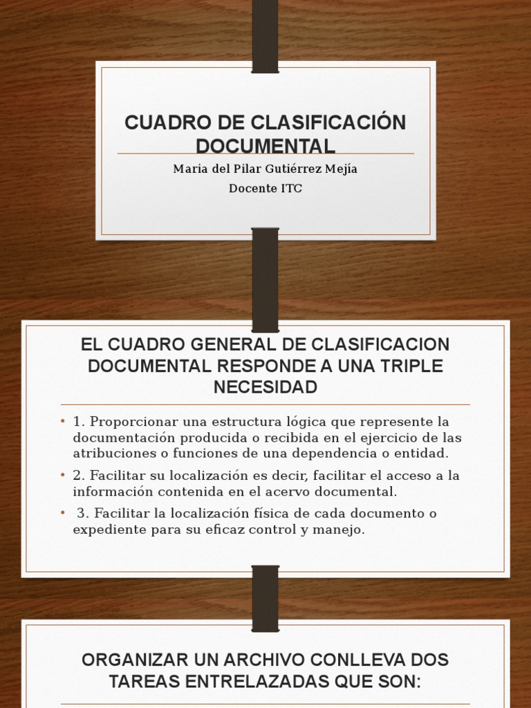 3.cuadro de Clasificación Documental | PDF | Archivo de computadora | Science