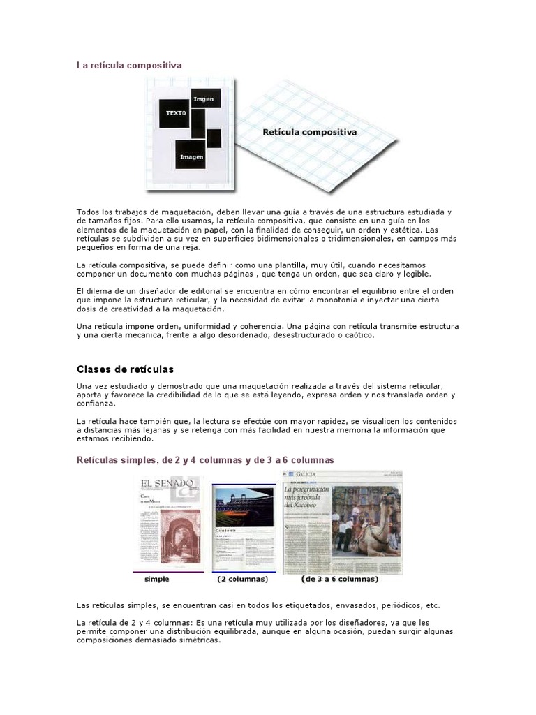 Guía de Retículas Compositivas | PDF | Serif | Tipografía