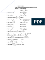 Reguli și Tabel de Derivare | PDF | Teaching Mathematics