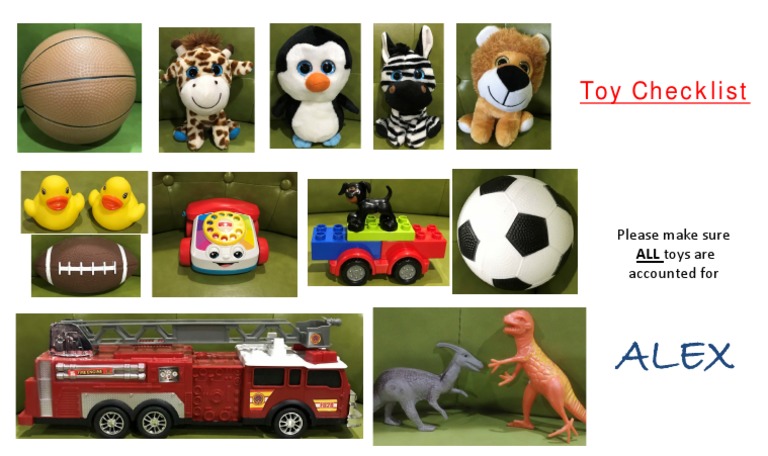 Essential Toy Checklist for Parents | PDF