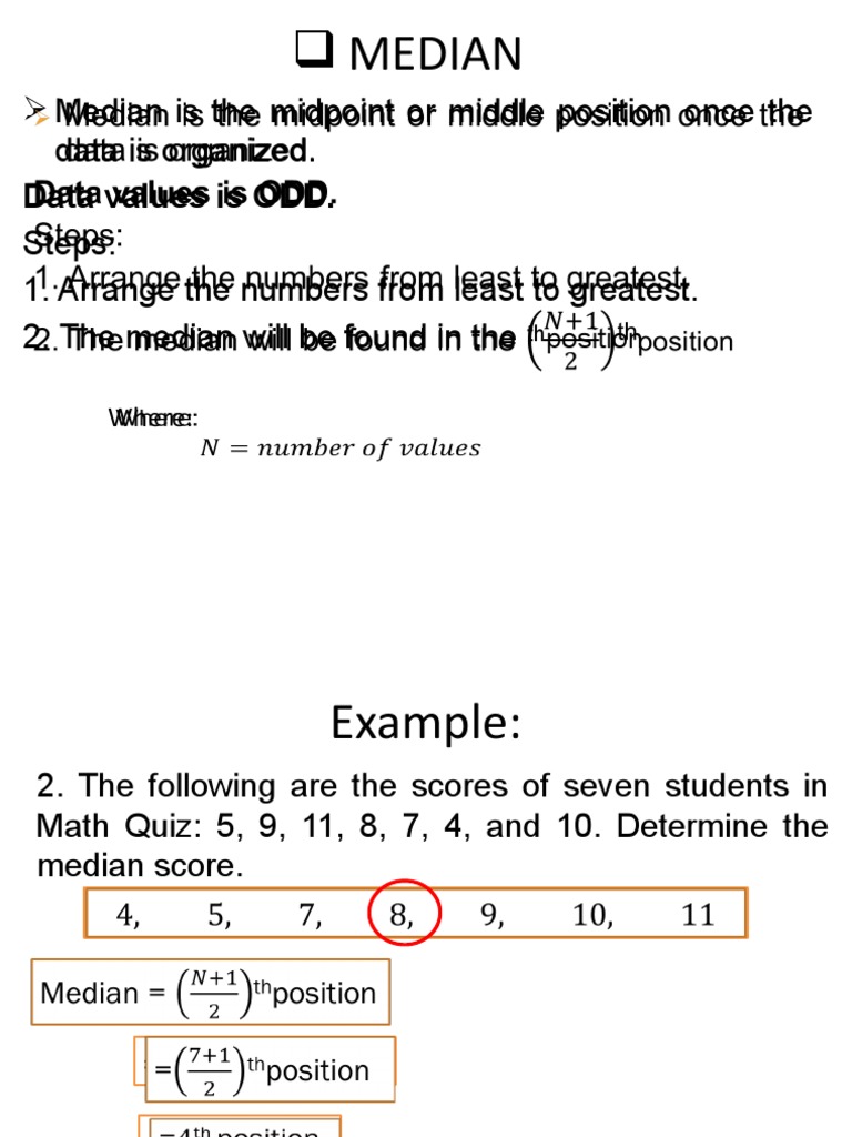 Median of Grouped Data | PDF | Median | Mathematical Analysis