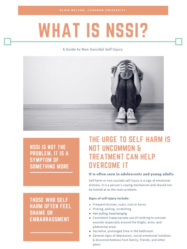 What Is Nssi | PDF | Self Harm | Posttraumatic Stress Disorder