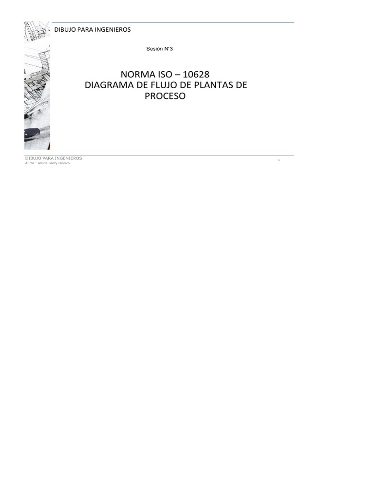 Diagrama de Flujo según ISO 10628 | PDF | Dibujo | Organización ...