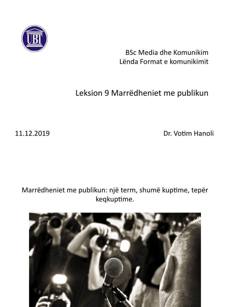 Leksion 9 Format e Komunikimit | PDF