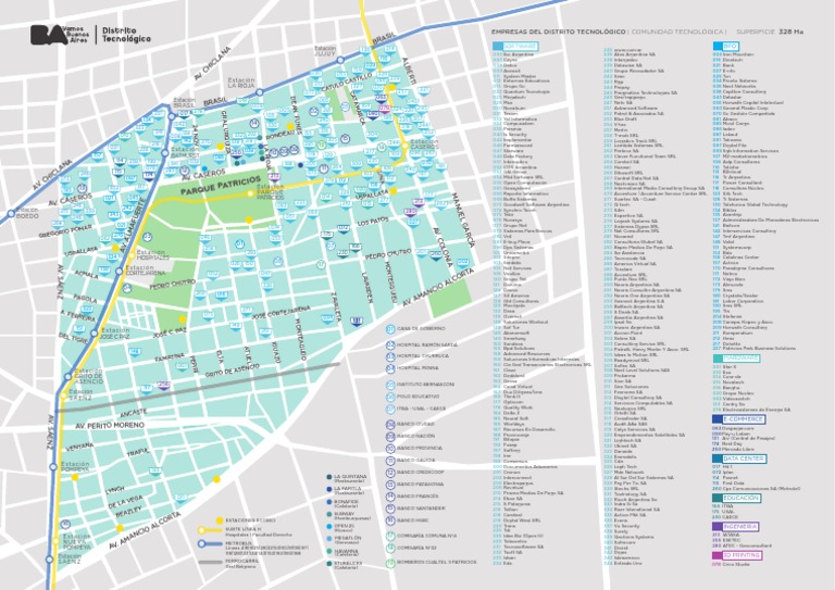 Mapa Interactivo Del Distrito Tecnologico | PDF | Business