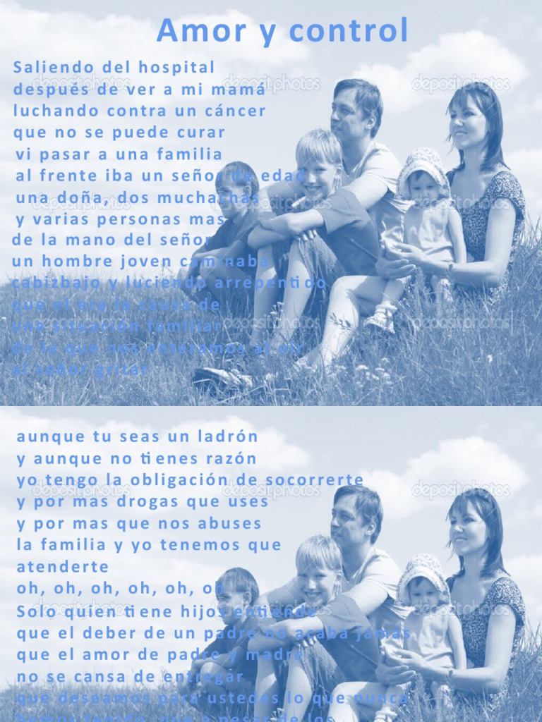 Amor y Control Letra | PDF