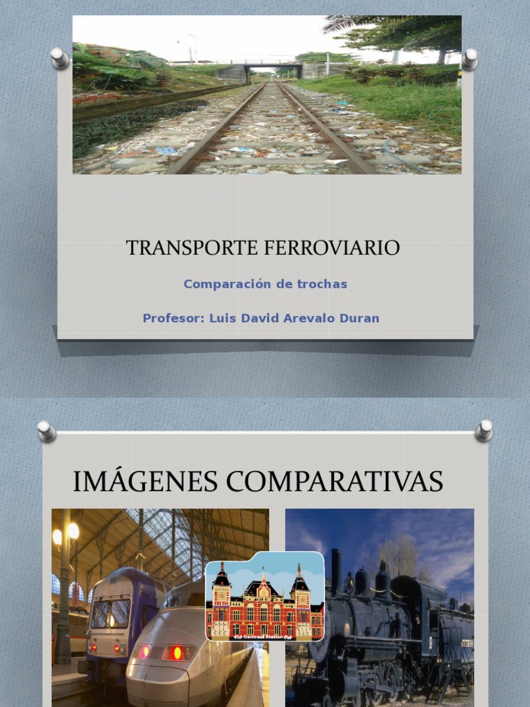 Comparacion Entre Trocha Yardica y Estandar | PDF | Track (transporte ferroviario ...