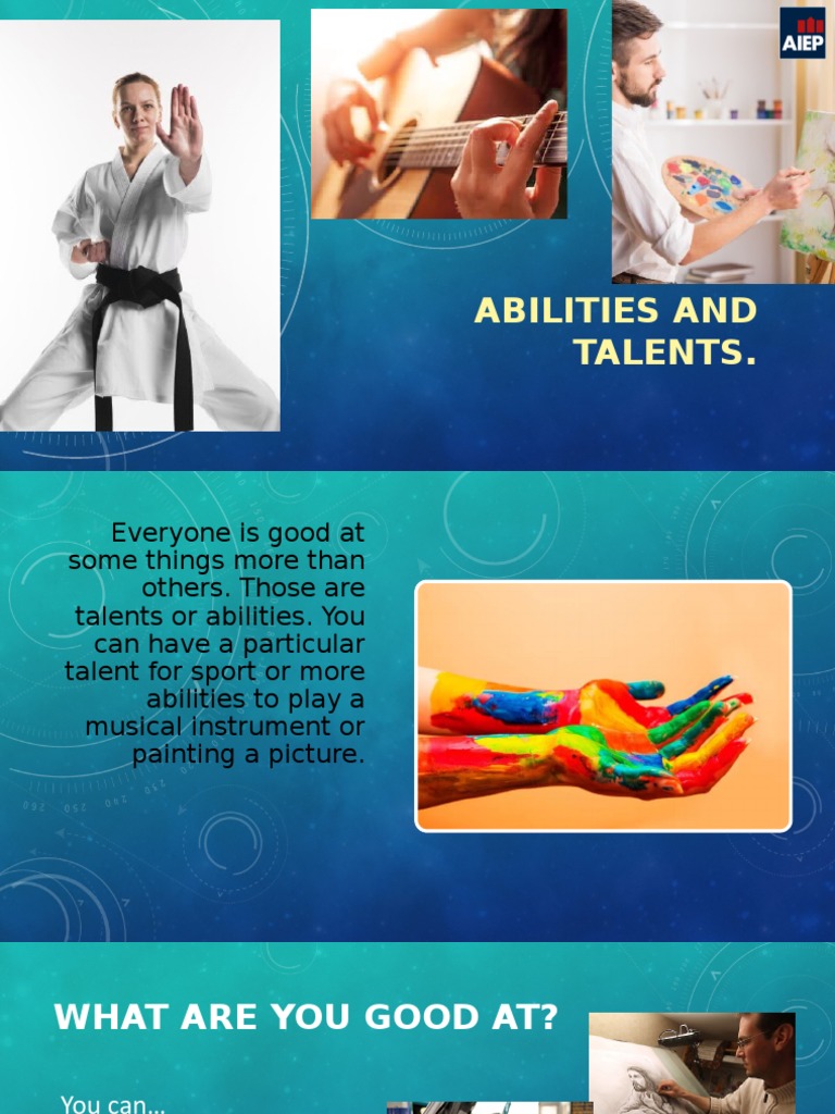 Understanding Talents and Abilities | PDF | Sports & Recreation