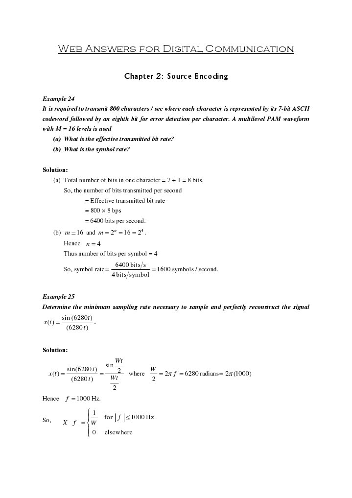 Web For Digital Communication - B.tech 5th Sem | PDF | Sampling (Signal Processing) | Filter ...
