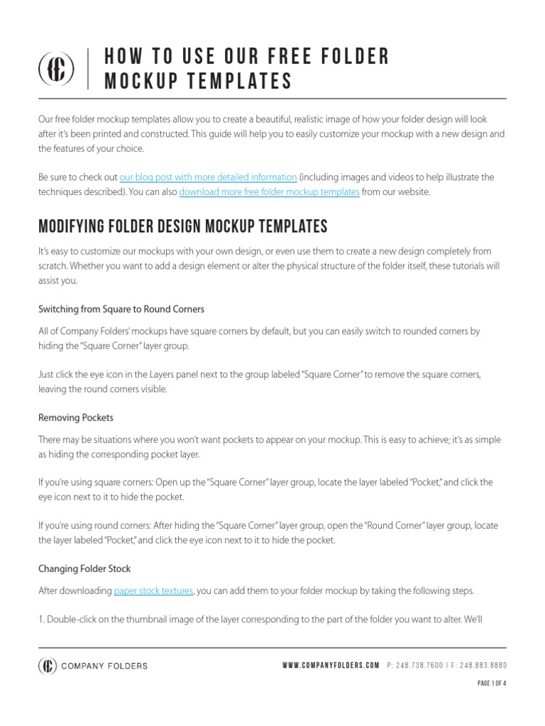 How To Use Mockup Template PDF | PDF | Adobe Photoshop | System Software